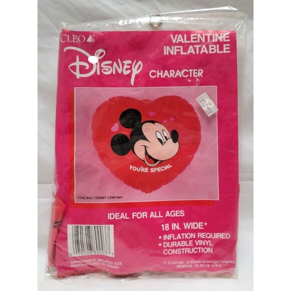 Disney | Party Supplies | Vintage Cleo Disney Valentines Day Mickey ...